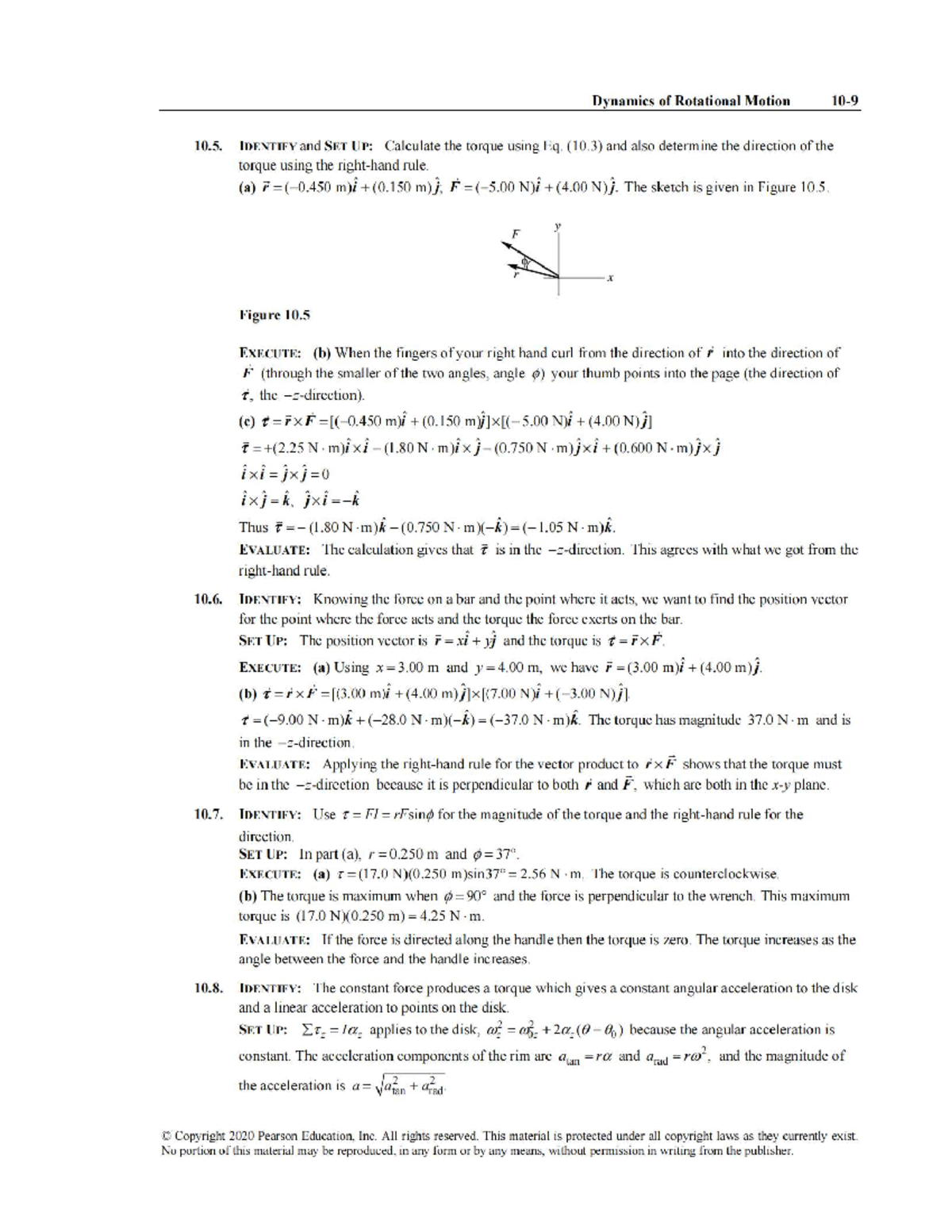 Dynamics of Rotational Motion: Torque Calculations and Analysis - Studocu