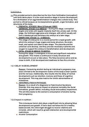 Assignment 1 B-Eds 111 - Always remember to consult MySANTS for ...