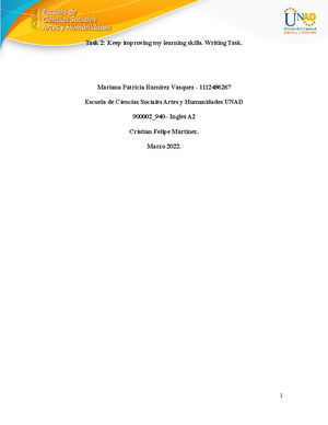 Ingles A2- task 2 - Tarea 2 colaborativa - INGLES A PHASE 1 – MIND MAP – BASIC CONTENTS ...