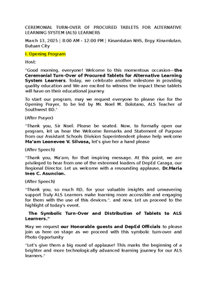 Advocacy-example - Advocacy Speech examples. - INTRODUCTION Good day ...