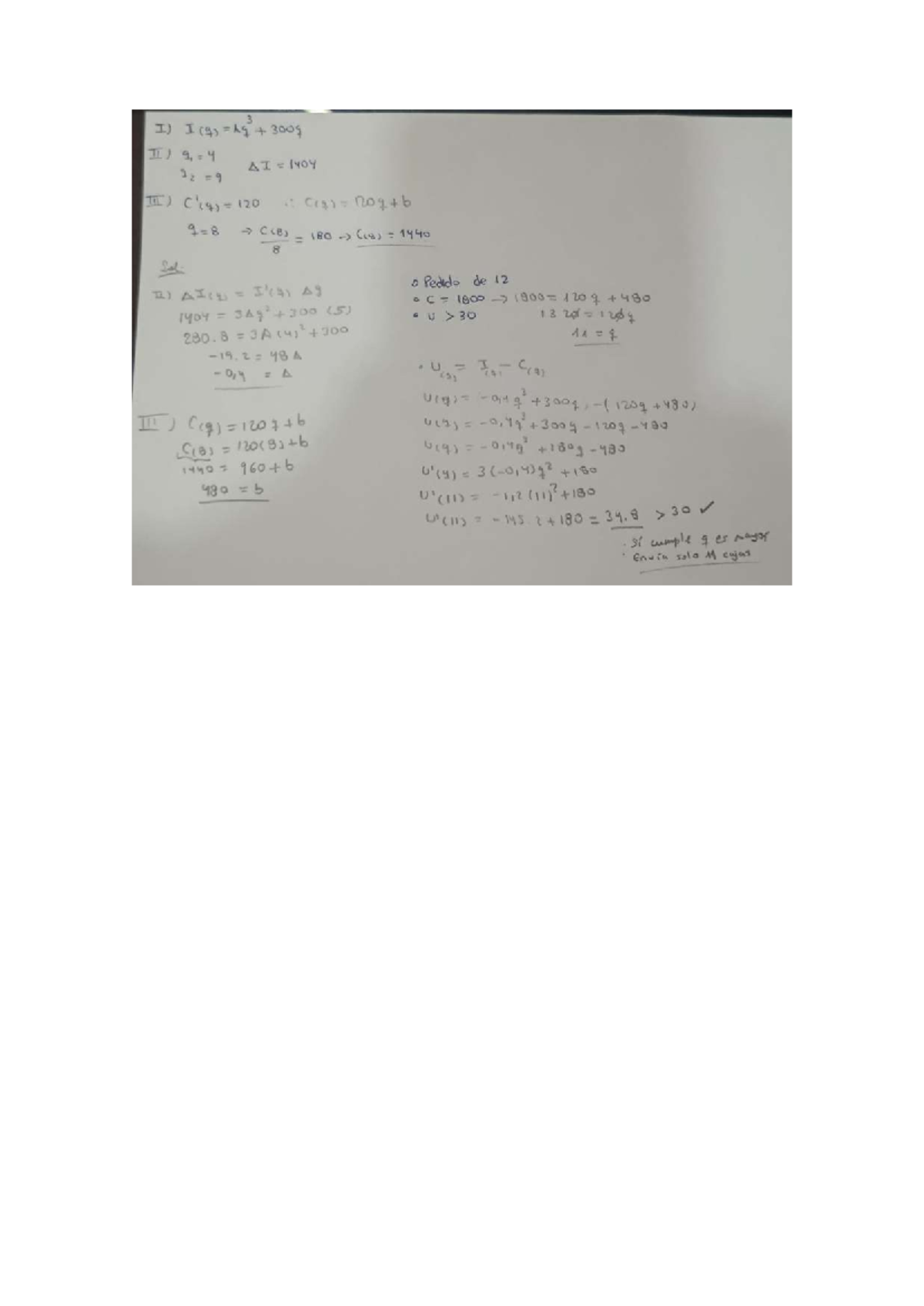 Mathematical Solutions for Course 3: Advanced Calculus Concepts - Studocu