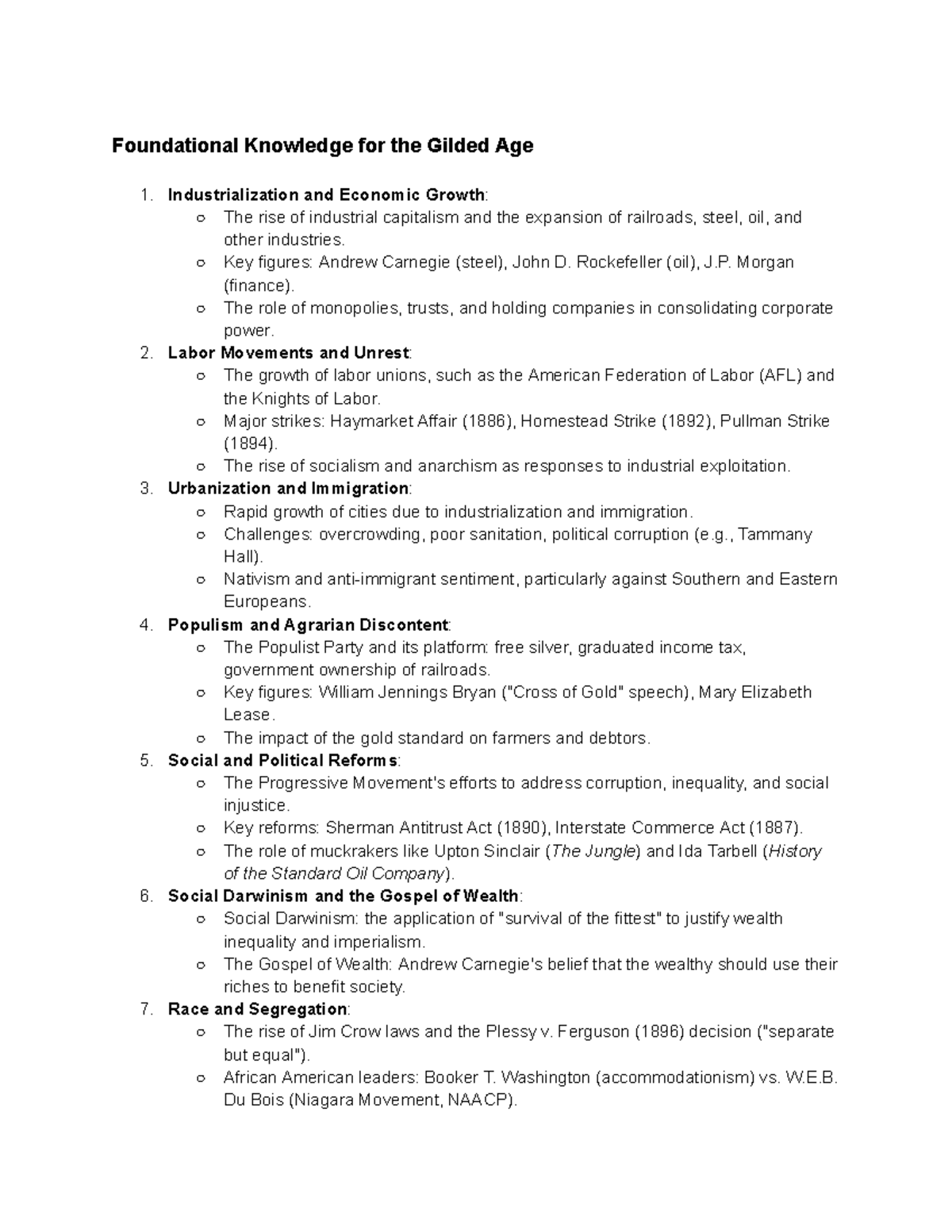 unit 7 summary of apush - Industrialization and Economic Growth: The ...