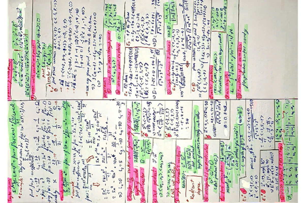 Calculus 2 Note - midterm note with examples - Taylor EMW Series n! 21 ...