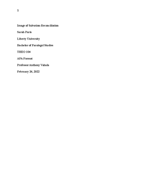 Week one - WEEK ONE - “This lostness means that we are incapable of ...
