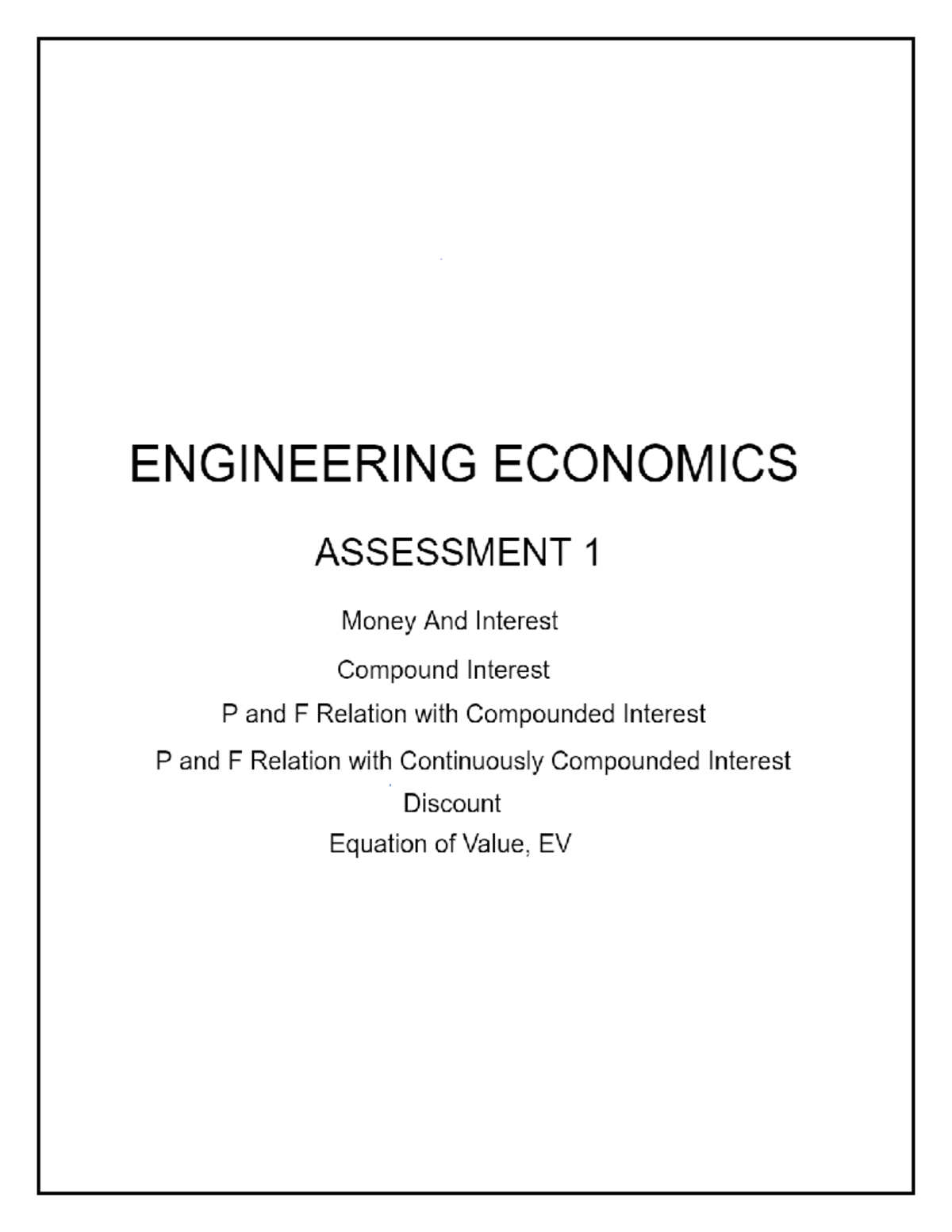 Engineering Economics Board Exam Reviewer 1 - Civil Engineering - La ...