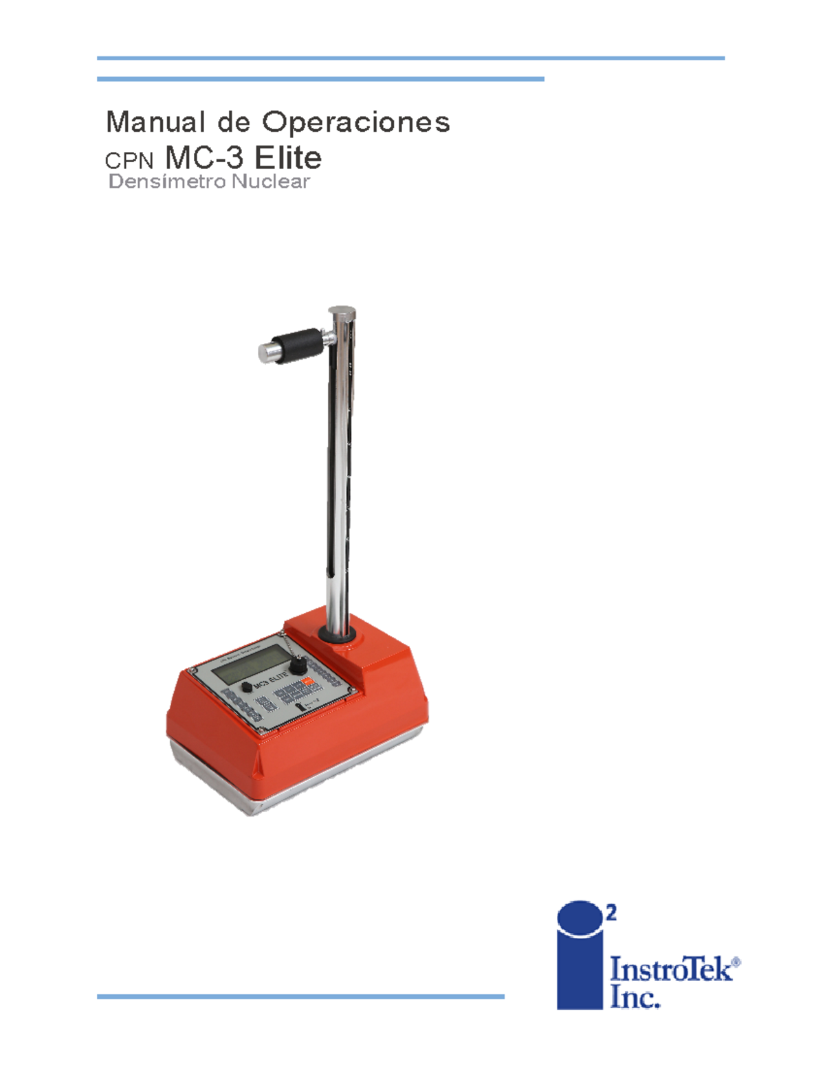 Manual de Operaciones del Densímetro Nuclear CPN MC-3 Elite en Español ...