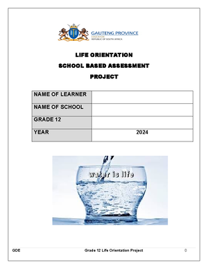 BSTD Grade 11 WEEK 2 Stress, Crisis AND Change Managment - BUSINESS ...