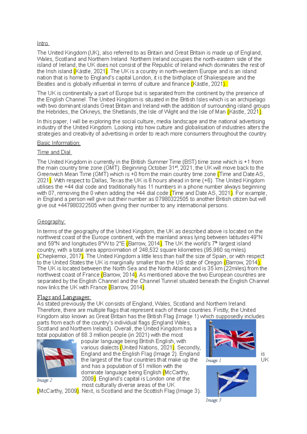Country Research Paper - Intro The United Kingdom (UK), also referred ...