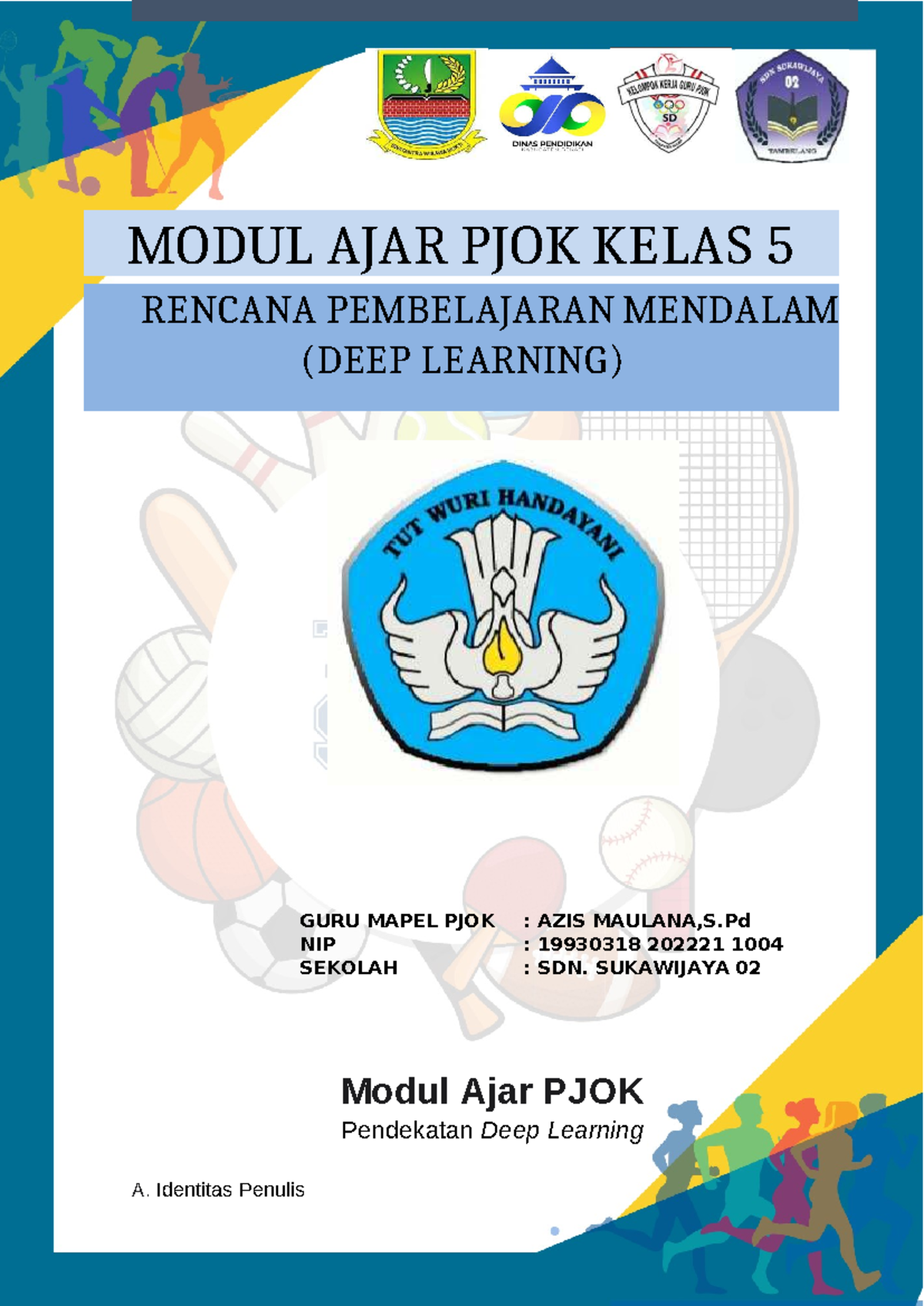 Modul Ajar PJOK Kelas 5: Rencana Pembelajaran Deep Learning - Studocu