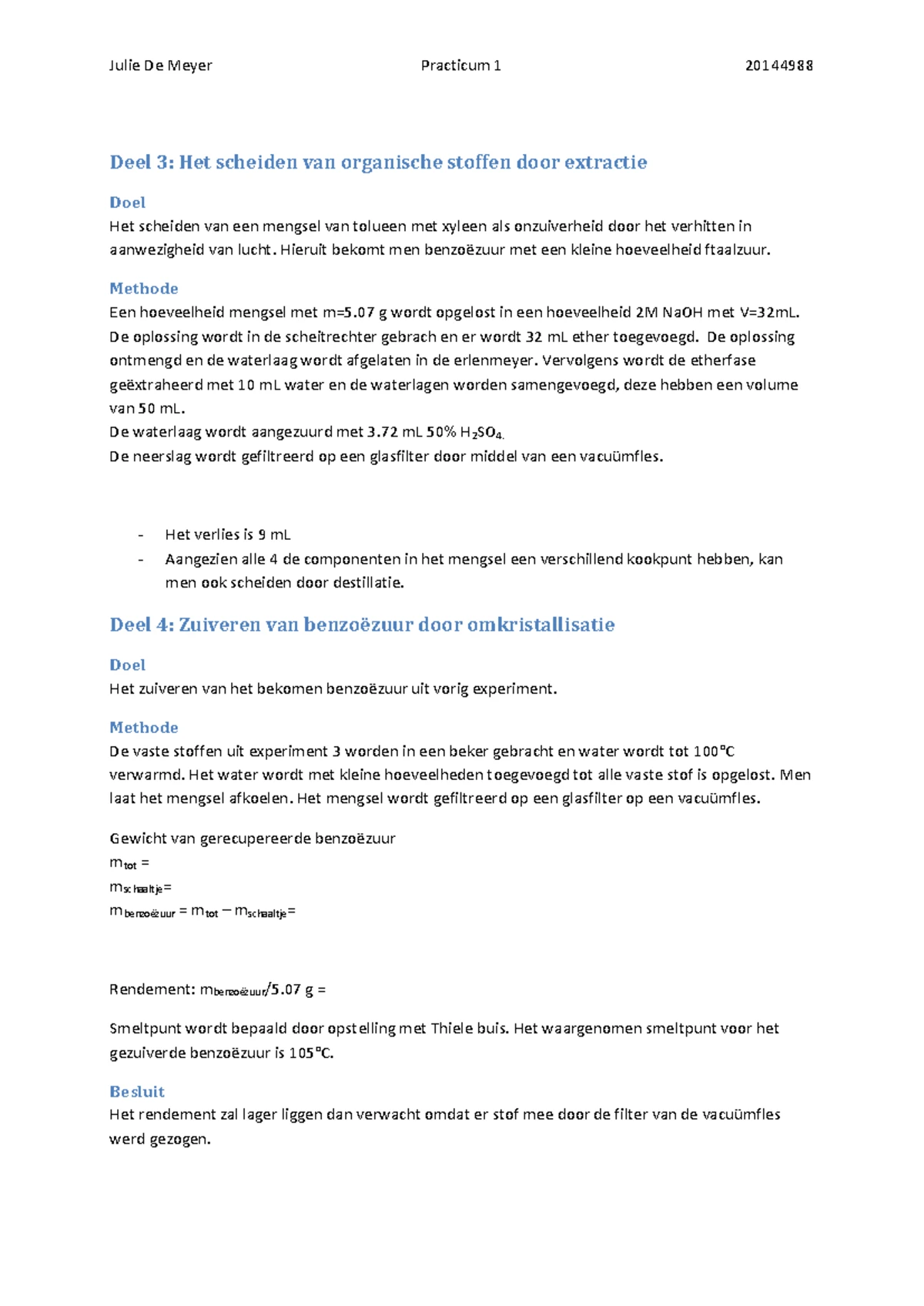 Organische Chemie: Functionele Groepen & Naamgeving Voorbeelden - Studocu