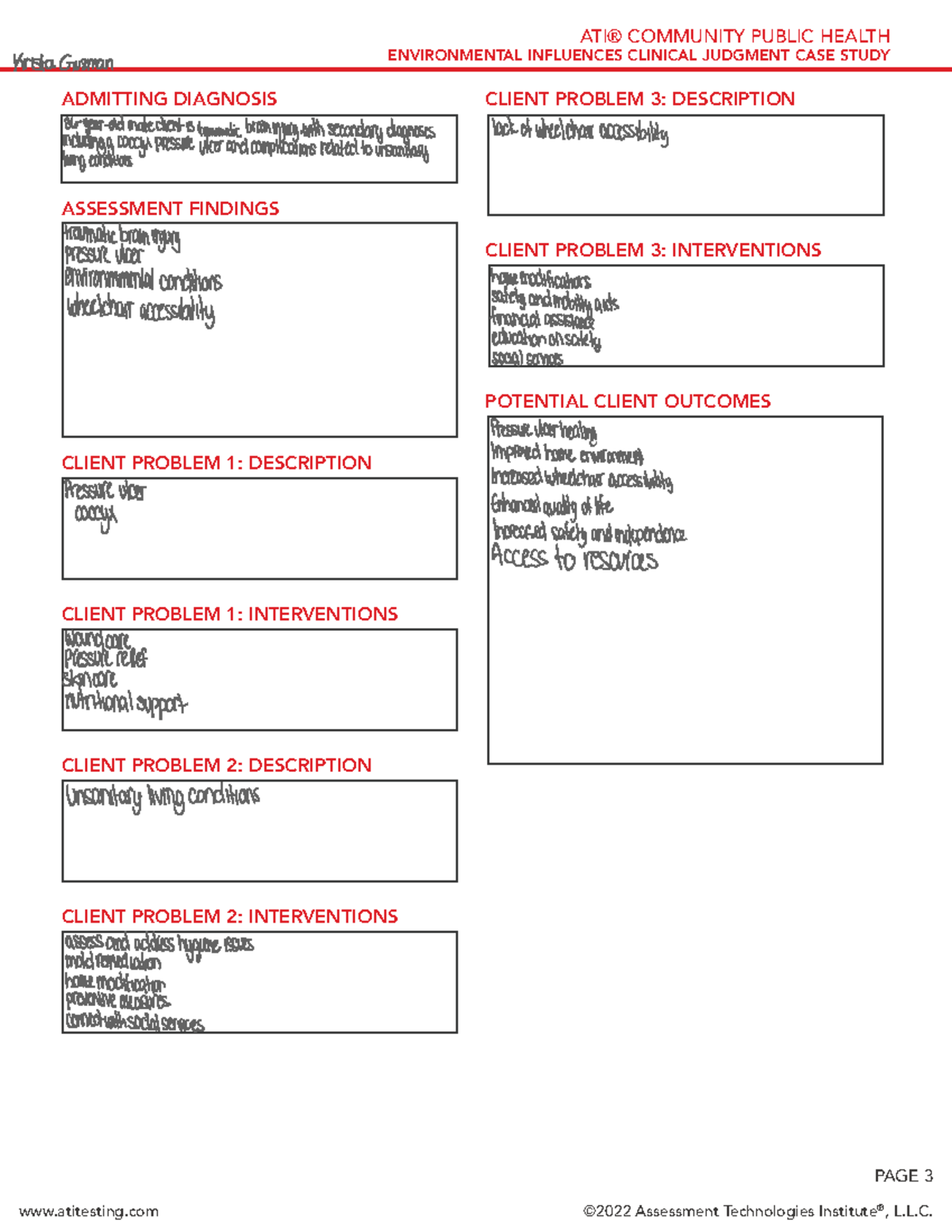 Module 7 Case Study: Environmental Influences on Clinical Judgment ...