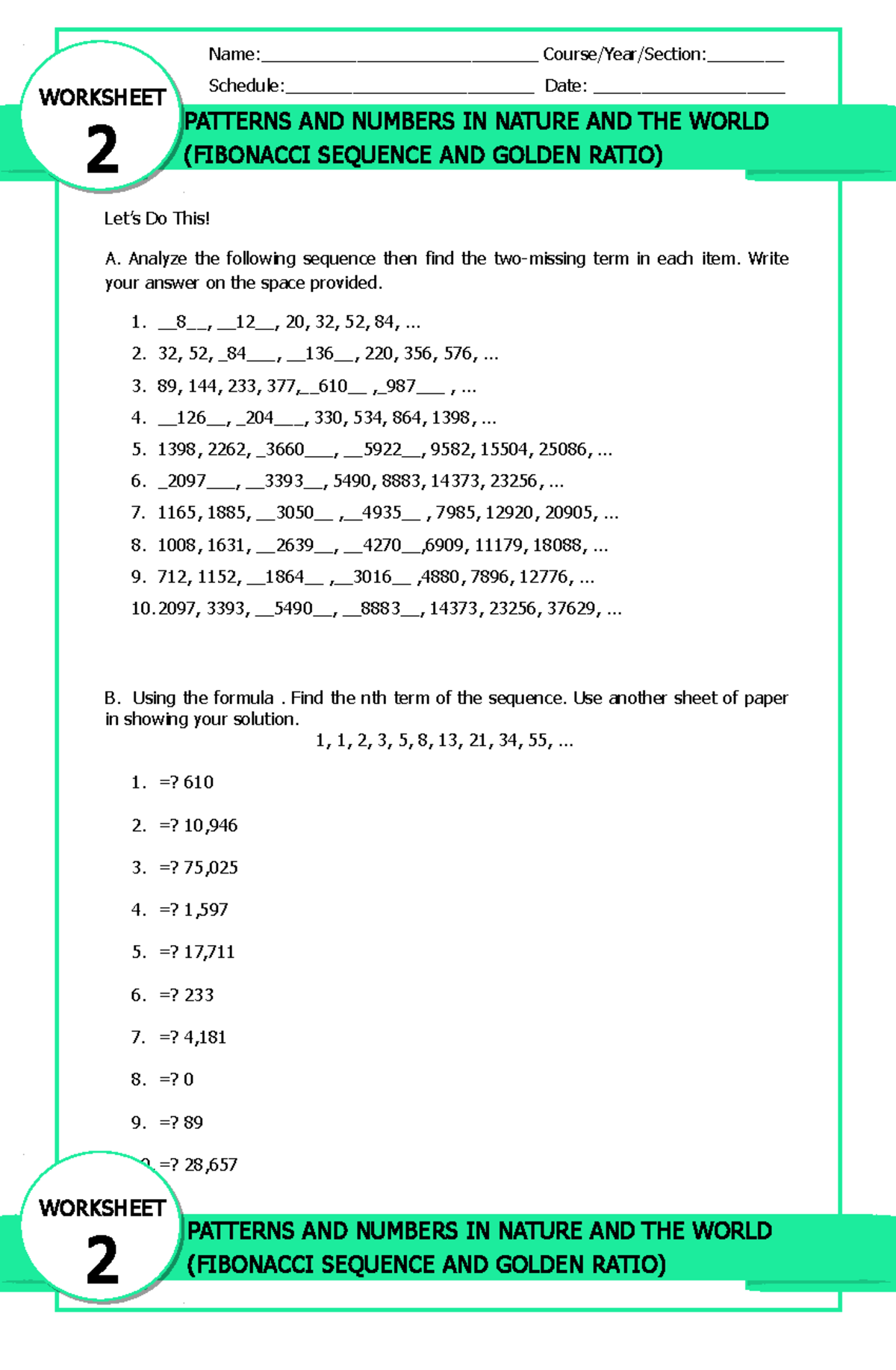 515885374-Mmw-Worksheet-2 - Schedule:__________________________ Date