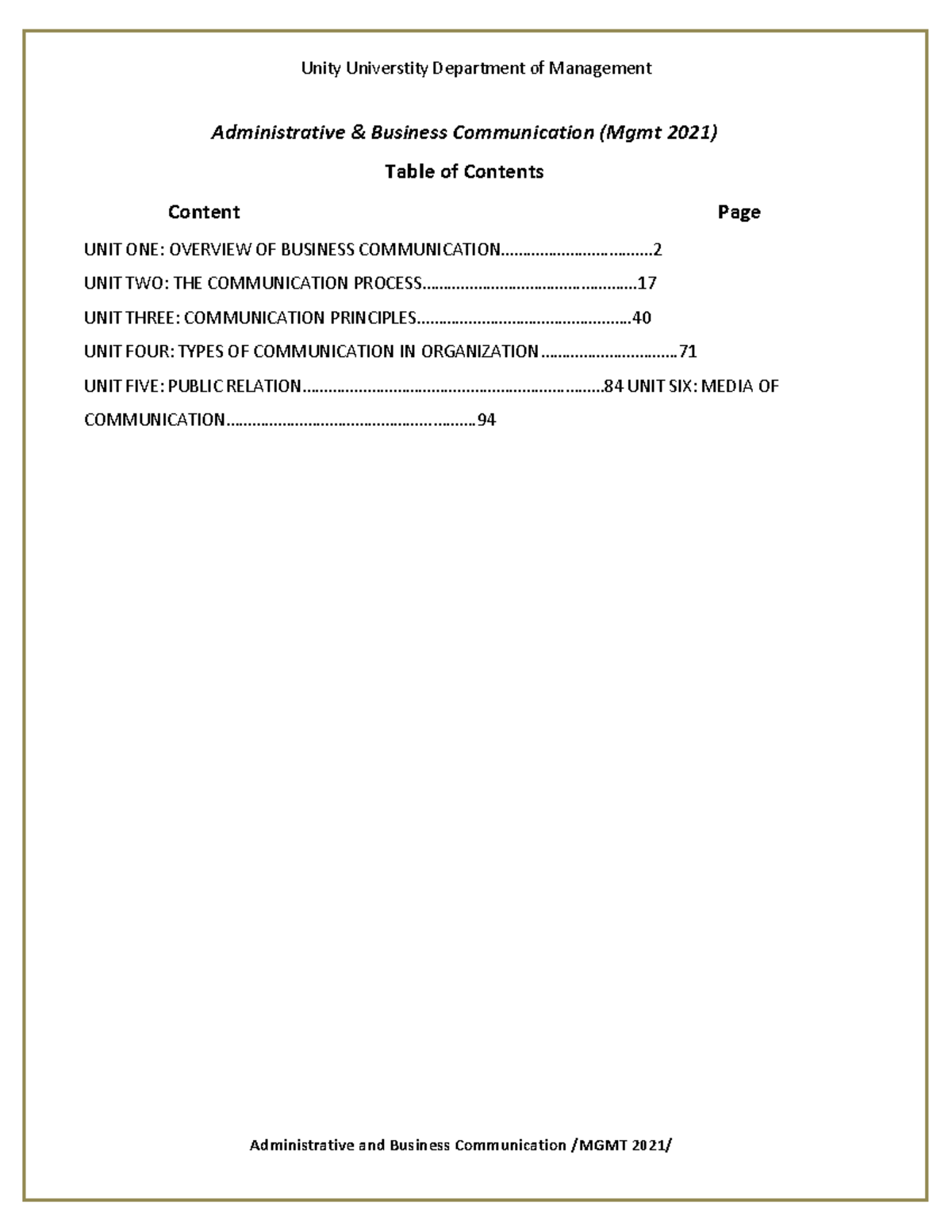 Administrative and Business Communication latest -1 - Administrative ...