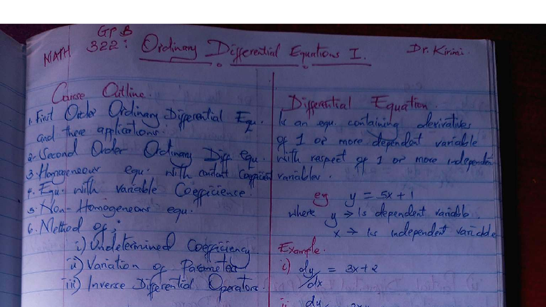 Mathematics Concepts and Applications - MATH 101 Lecture Notes - Studocu
