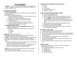 COSC 103 Handout - DR. KARURI - Comp 103:Introduction to Computers application Objectives: - Studocu