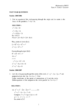 mathematics 2 - sm025 - Studocu