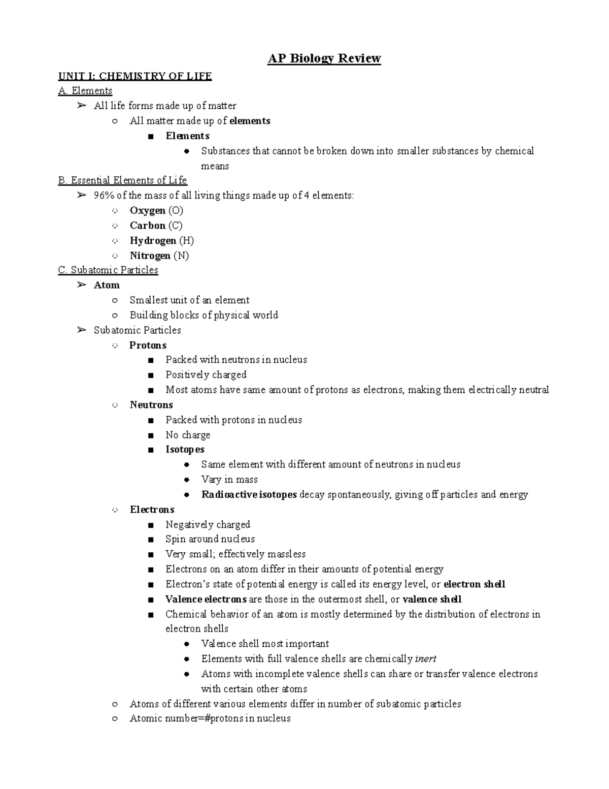AP Biology Review - Key Concepts in Cell Biology and Genetics - AP ...