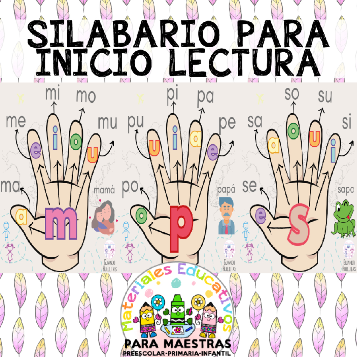 Silabario para aprender a leer recopilado por Materiales Educativos ...