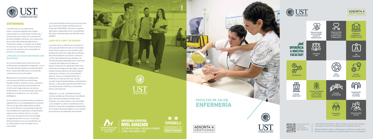 UST-Enfermería-2024 - Malla Curricular y Requisitos de Admisión - Studocu