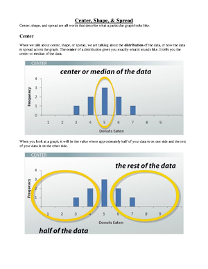 [Solved] How to describe the spread of a histogram - AP Statistics ...
