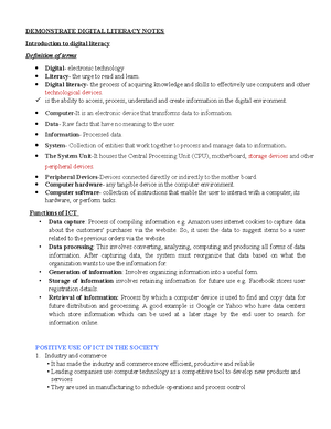 Digital-literacy-notes-level-5 & 6 - DIGITAL LITERACY NOTES FOR LEVEL 5 ...