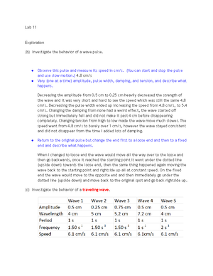 Lab 7 - Laboratory 7 Report: Pressure and buoyancy Course: PHYS 221 ...