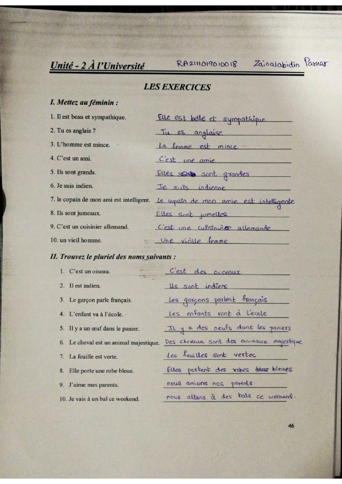French Unit 2 and 3 Assignment - French–Ii - Studocu