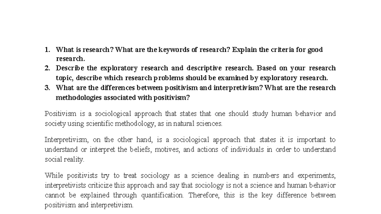 Research Methodologies and Data Types: A Comprehensive Overview (Course ...