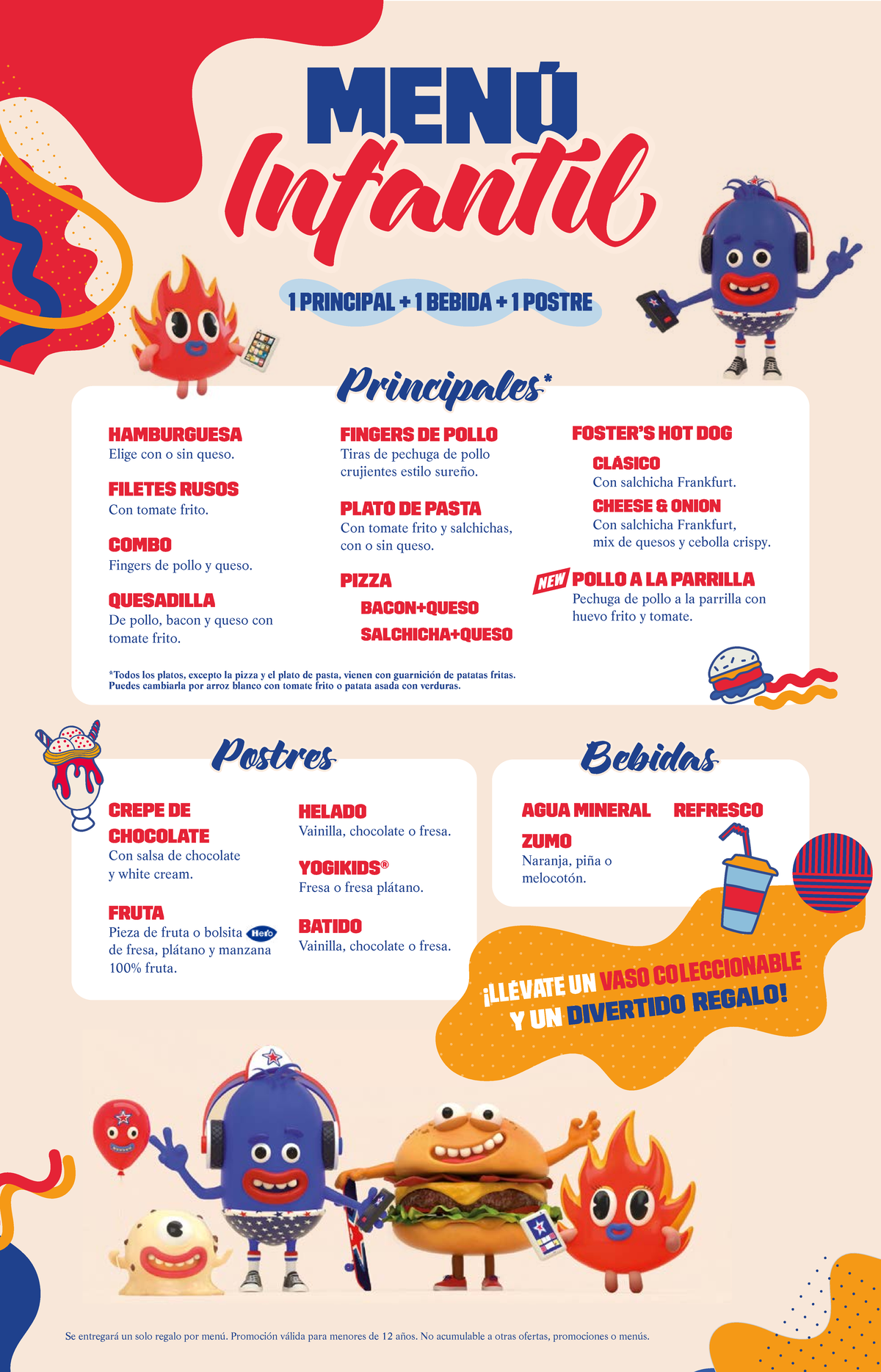 MENU- Infantil-FH - shfj - MENÚ ####### Se entregará un solo regalo por ...