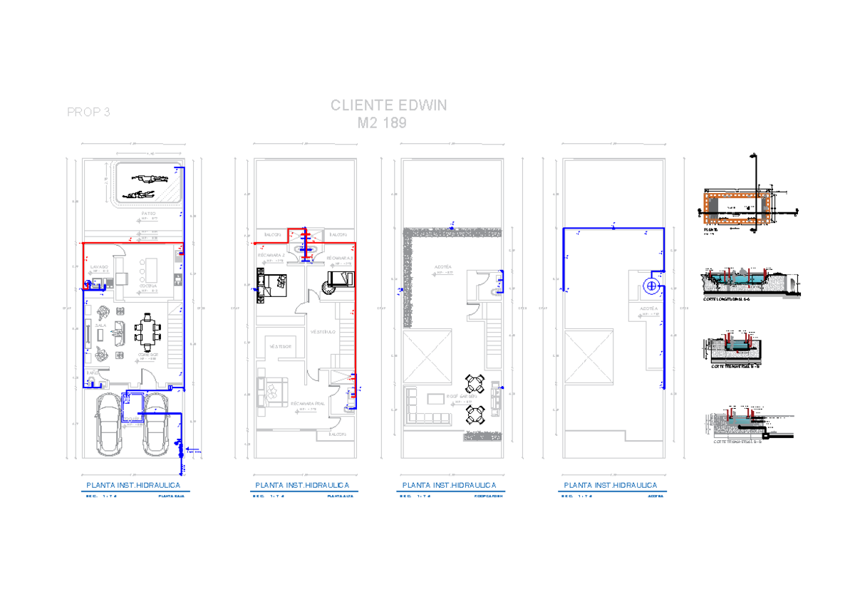 M2 189 - Proyección y Cortes de Instalaciones Hidráulicas - Studocu