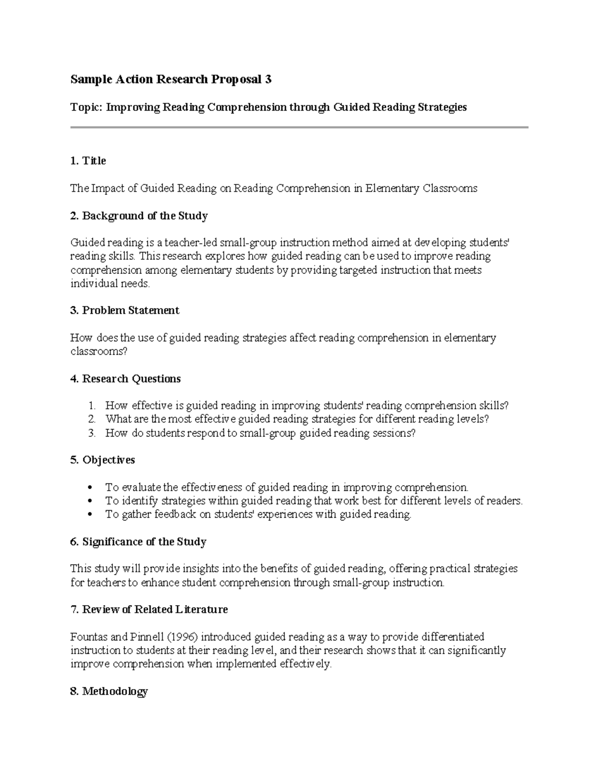 Improving Reading Comprehension through Guided Reading Strategies ...