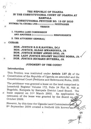 Civil Procedure 2 - ISLAMIC UNIVERSITY IN UGANDA KAMPALA CAMPUS FACULTY ...