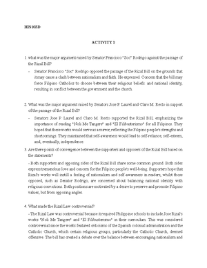 Refelection Paper-Inoferio - Maria Clara and Ibarra’s Reflection Paper ...