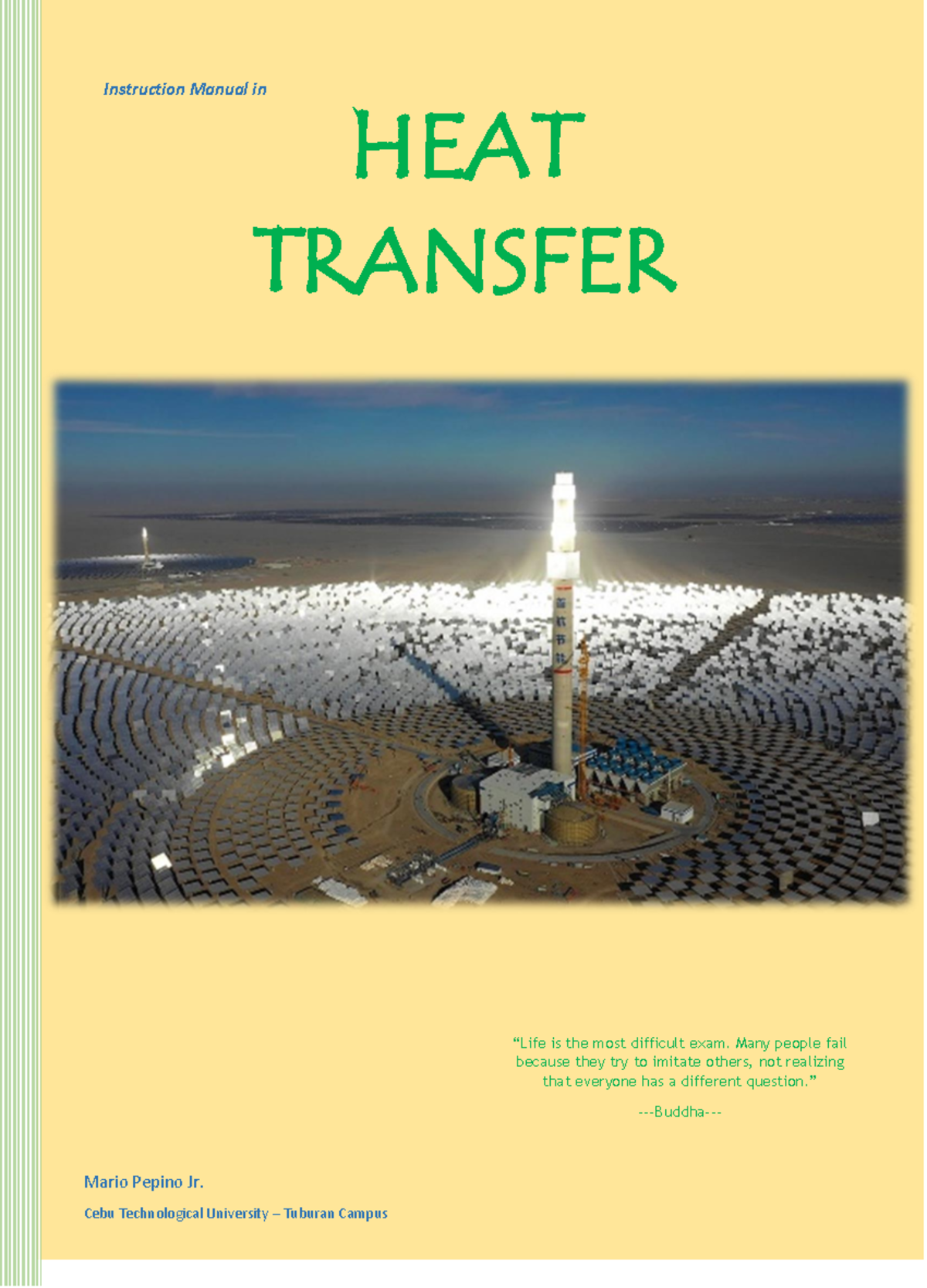 Heat Transfer Principles and Formulas: A Guide for CET 101 Students ...