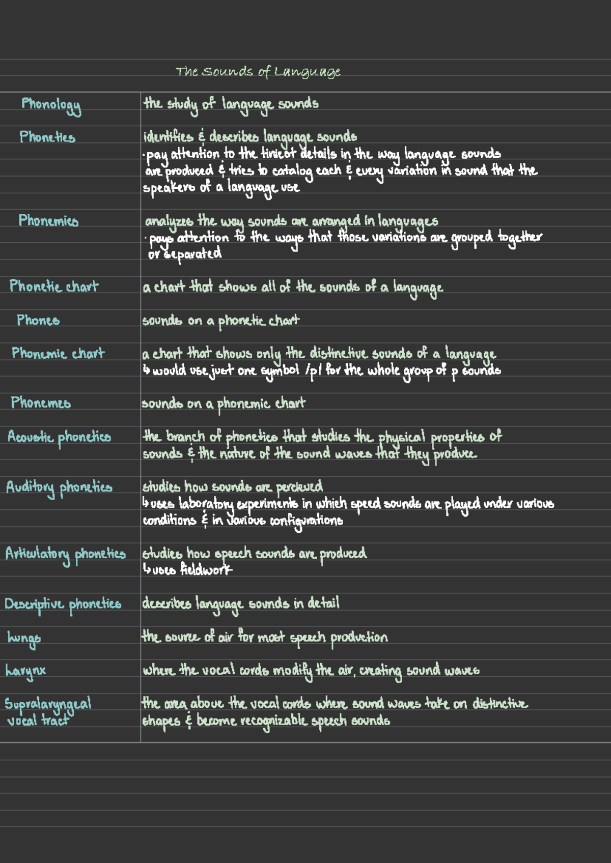 Chapter 3: Exploring the Sounds of Language in Phonology - Studocu