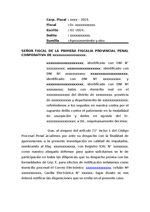Modelo DE Escrito Interponiendo Recurso DE Apelación Contra Sentencia Condenatoria POR Delito DE ...