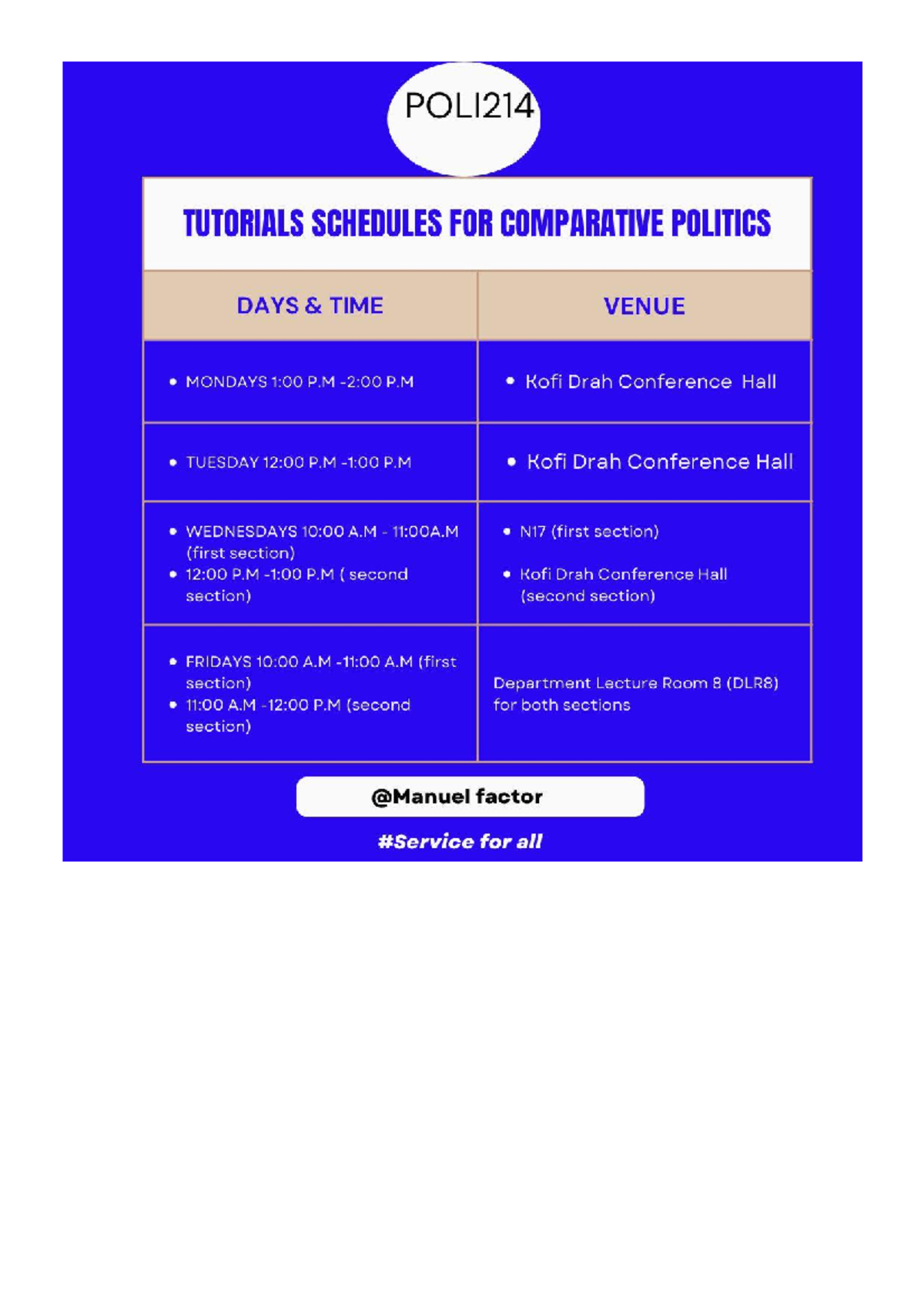 POLI 214: Comparative Politics Lecture Notes by Dr. Yeboah-Assiamah ...