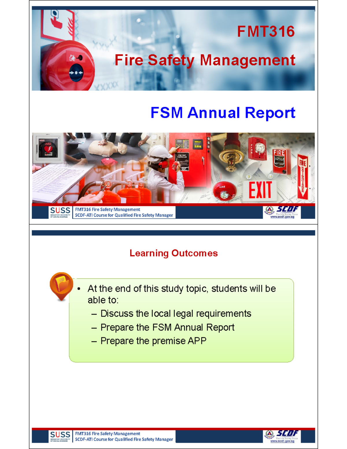 FMT316-25-FSM Annual Report and Arson Prevention Plan Overview - Studocu