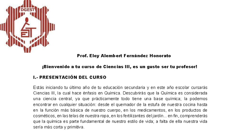 ENC 2025-2026: Presentación del Curso de Ciencias con Énfasis en ...