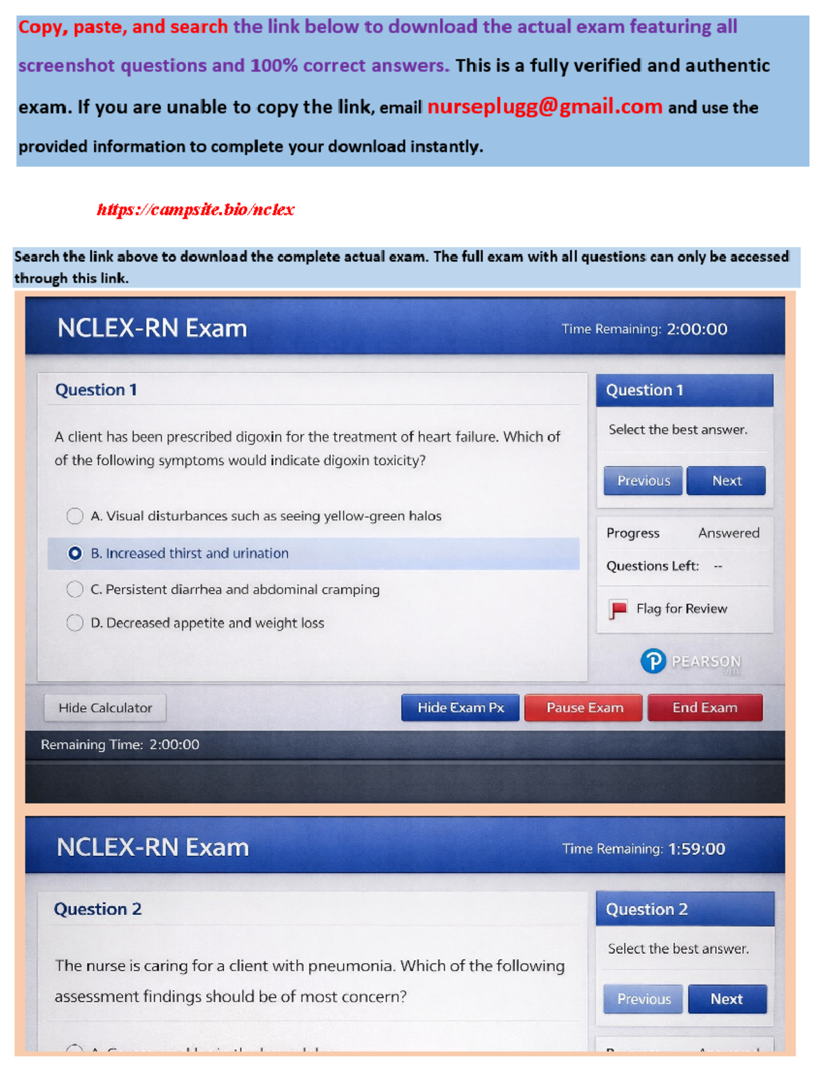 NCLEX-RN 2026 NGN Exam Bundle: 150 Questions & Verified Answers - Studocu