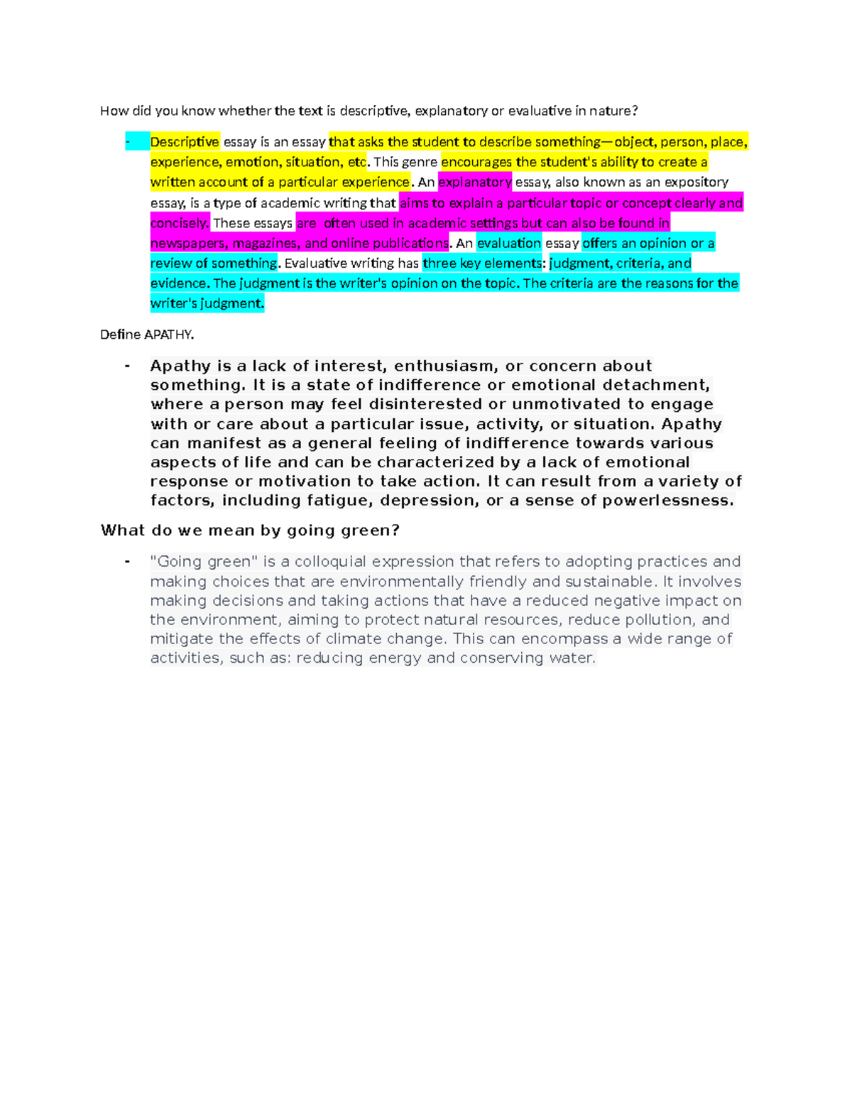 Finals purcomm reviewer - How did you know whether the text is ...