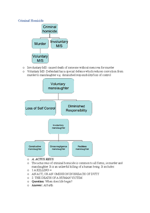 Tutorial 13 Public Order Offences - Tutorial 13: Public Order Offences ...