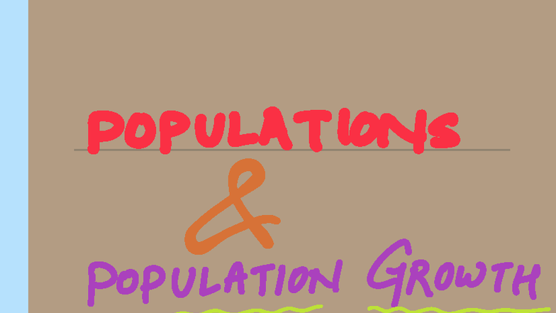 BSP Maam Ecology: Population Growth and Dynamics Study Notes - Studocu