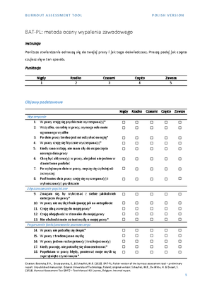Kwestionariusz SOC-29 I Normy stenowe dla Kwestionariusza SOC Antonovsky - KWESTIONARIUSZ ...