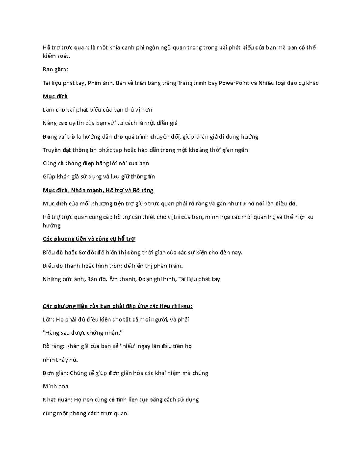 Hỗ trợ trực quan - abv - Hỗỗ tr ợ tr c quan: là m t khía c nh phi ngỗn ngự ộ ạ ữ quan tr ng ...