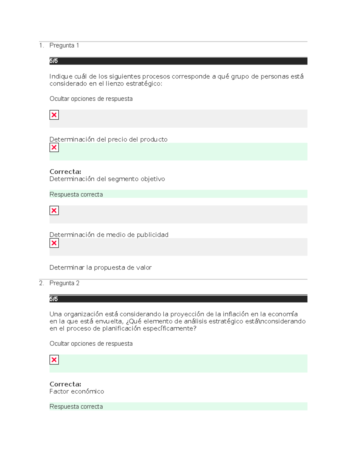 Prueba 2 de Administración IPLACEX 2024: Estrategias y Planificación - Studocu