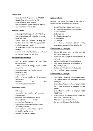 Explanatory Notes for Completing Form BE 2024 (ITA 1967) - Studocu