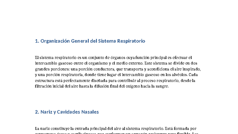 Sistema Respiratorio: Organización y Funciones (Netter) - Studocu