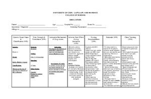 Prednisone - notes - UNIVERSITY OF CEBU - LAPULAPU AND MANDAUE COLLEGE ...