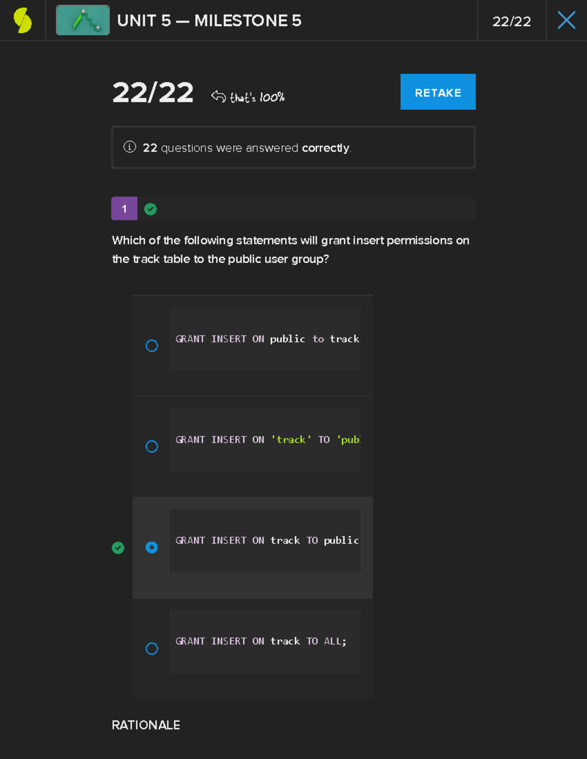 Database Management: Milestone 5 (DB101) Final Exam Study Guide - Studocu
